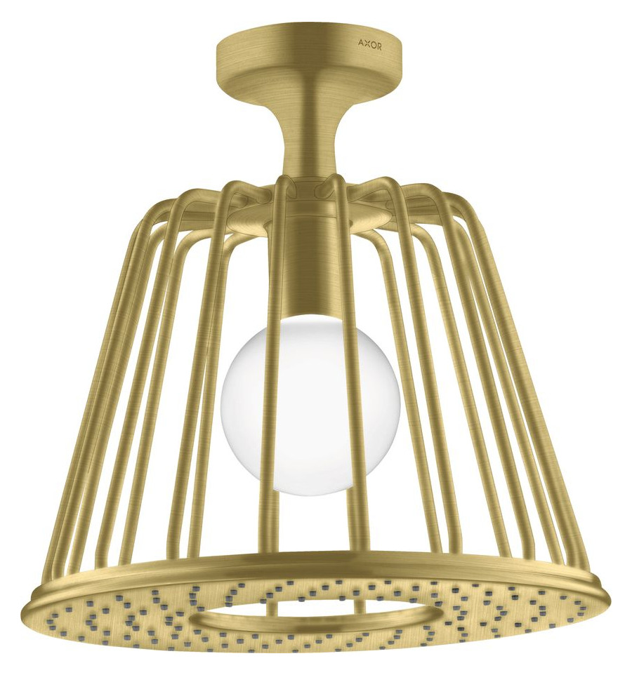 LampShower 275 1jet z przyłączem sufitowym Mosiądz Szczotkowany AXOR ...